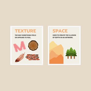 Elements of Art and Principles of Design Posters Bundle, Art Classroom ...