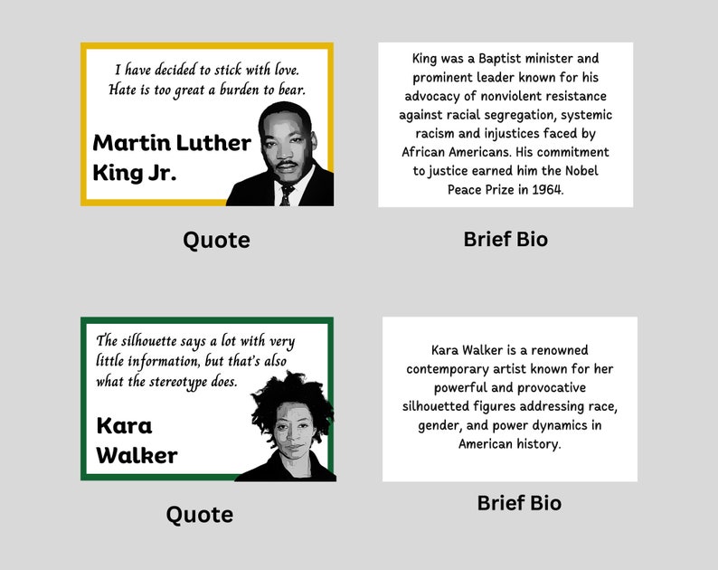 Black History Month Bulletin Board, Famous Black Leaders, Influential ...