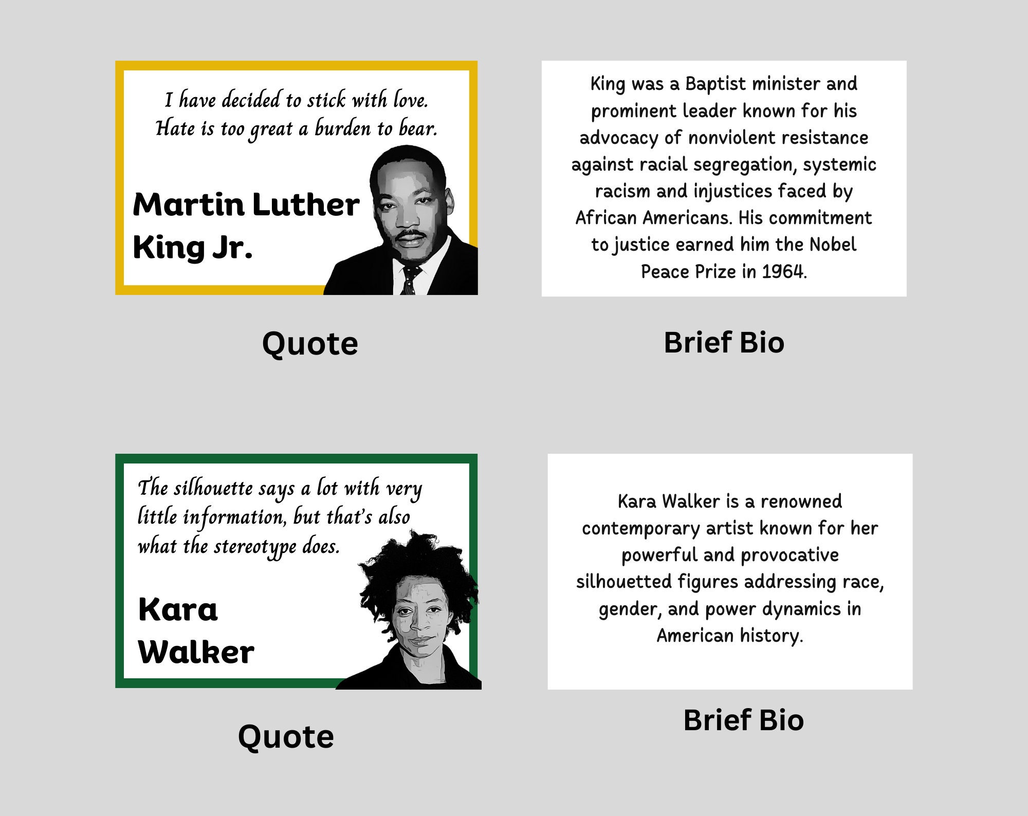 Black History Month Bulletin Board, Famous Black Leaders, Influential ...