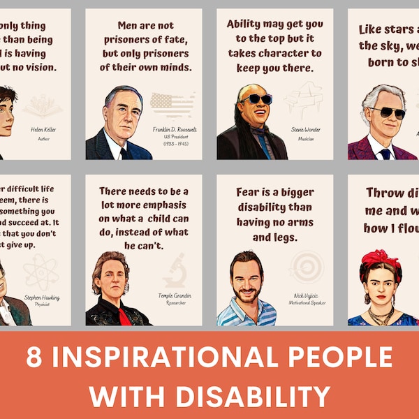 People With Disabilities Posters - Etsy
