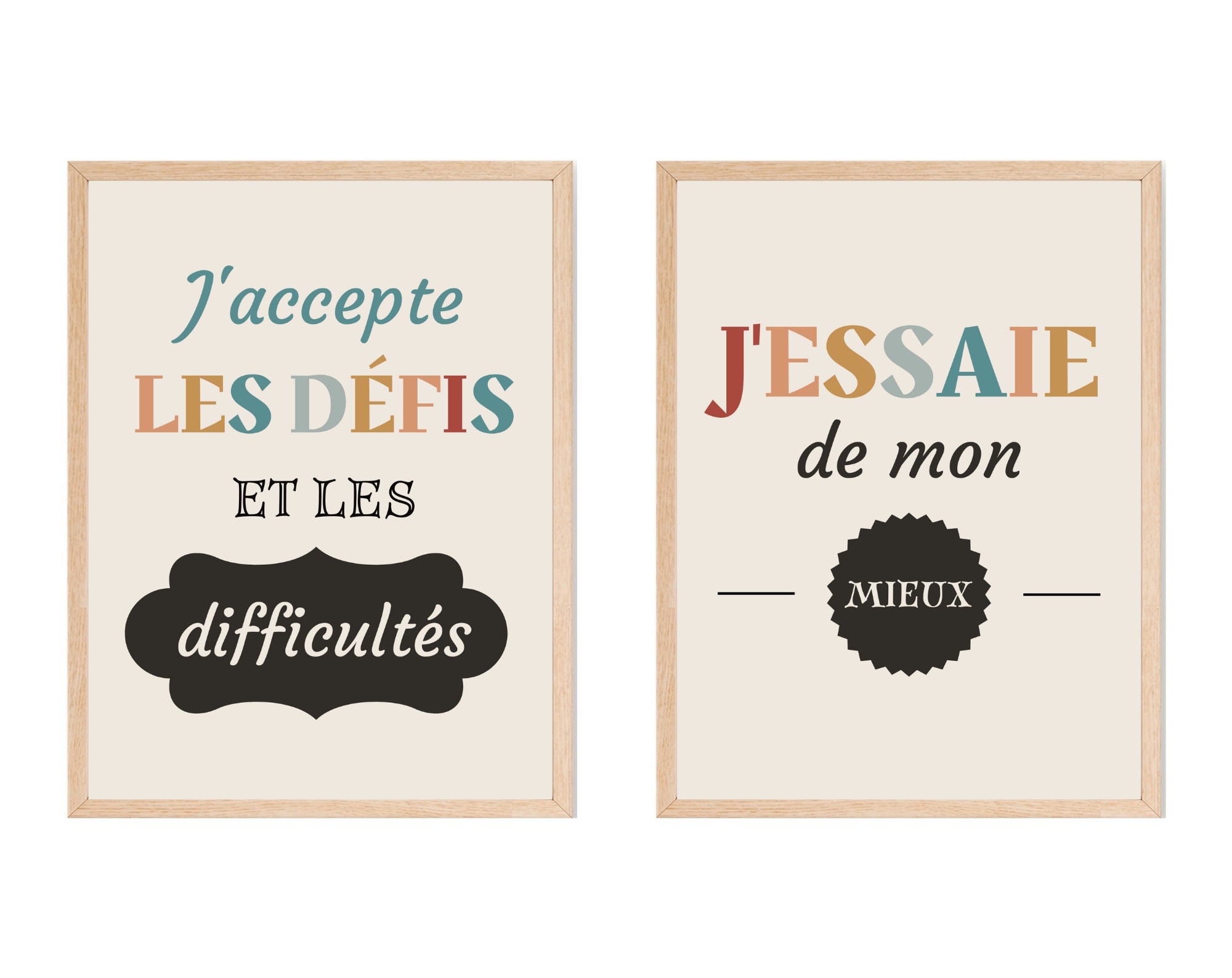 French Growth Mindset Posters, French Classroom Decor Bulletin Board ...