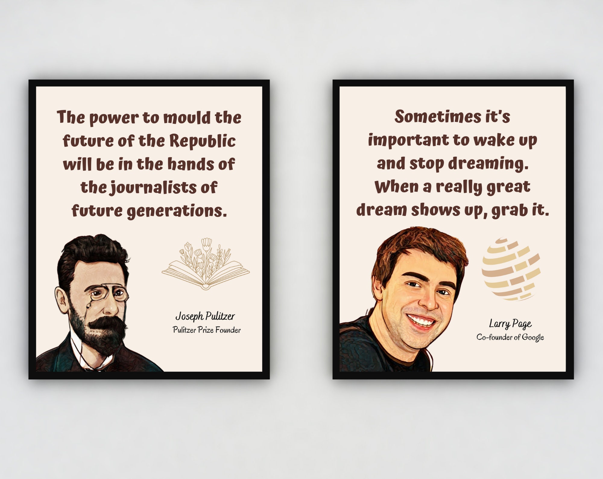 Remarkable Jewish American Icons Posters set of 8, Famous Jewish ...