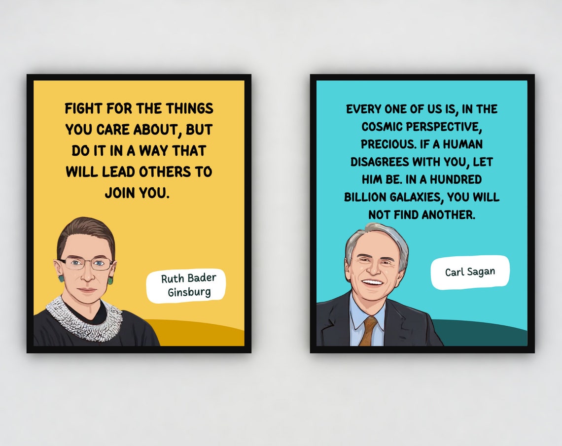 Rainbow Jewish American Icons Posters(set of 8), Famous Jewish ...