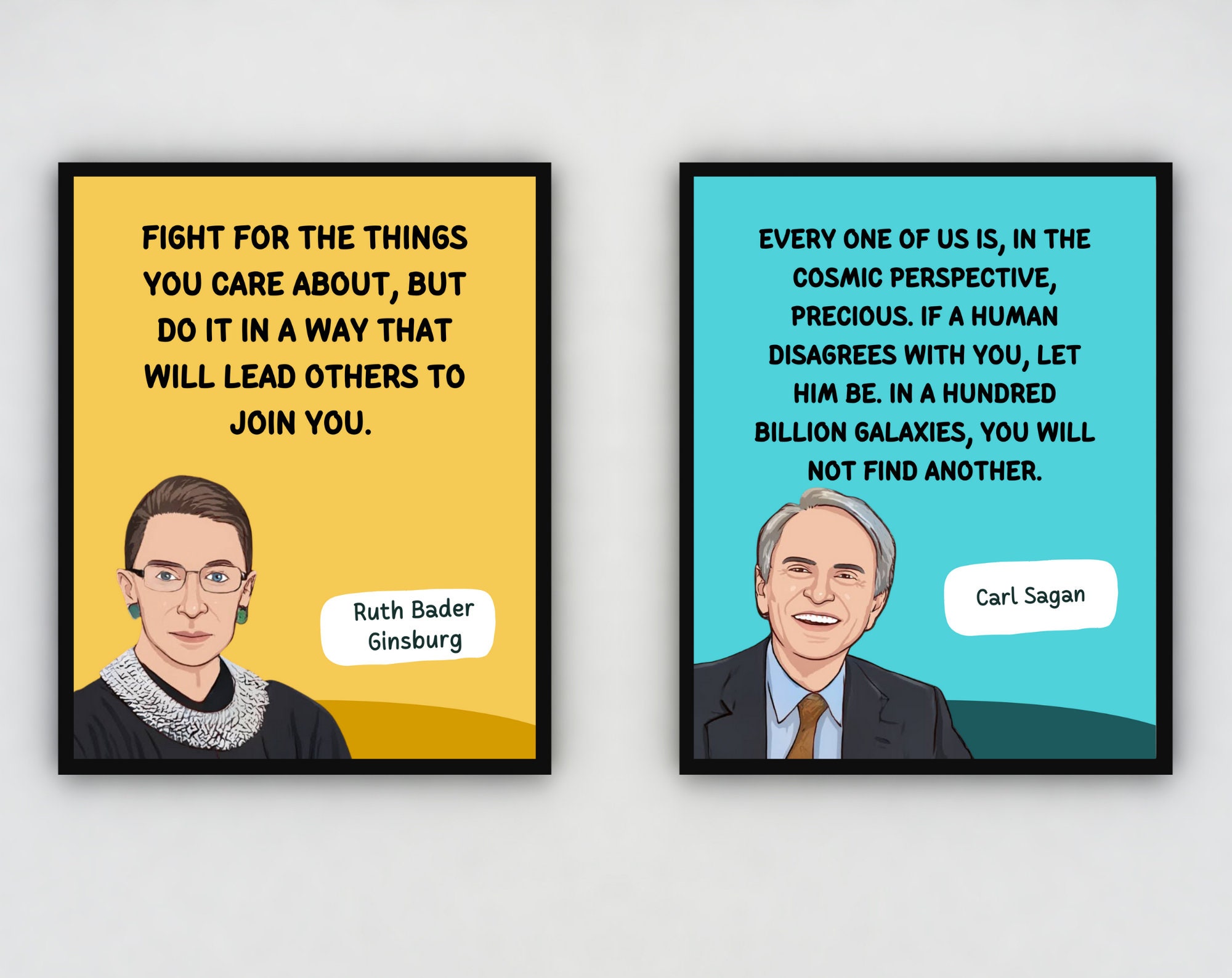 Rainbow Jewish American Icons Postersset of 8, Famous Jewish Americans ...