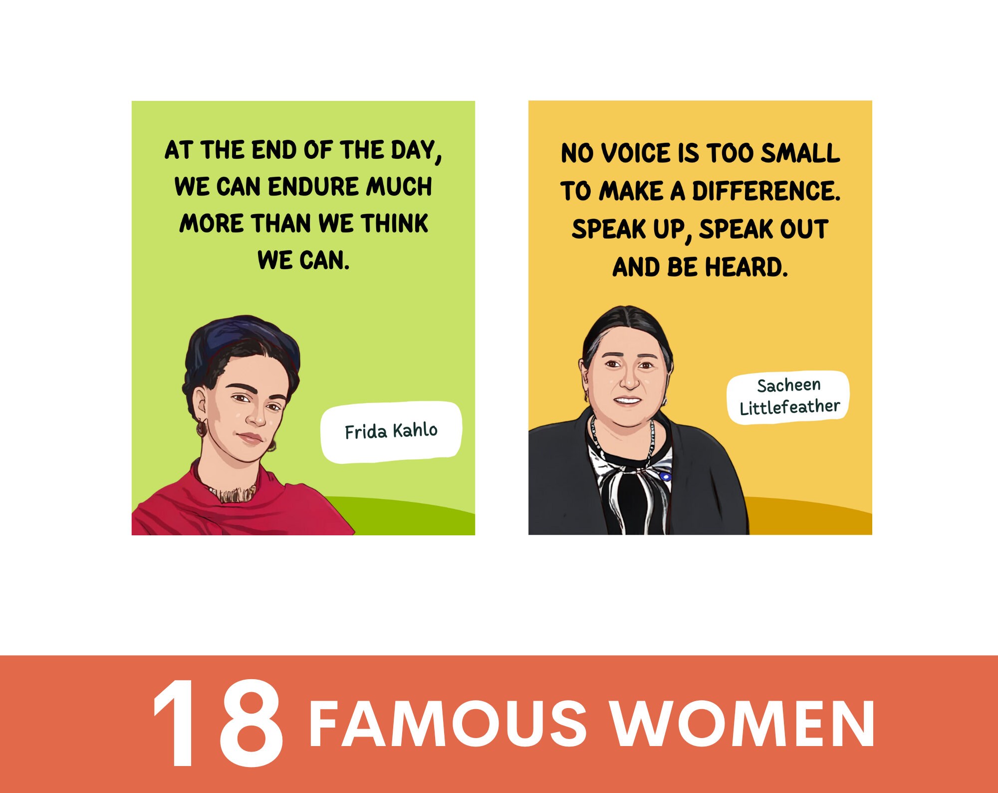 Famous Women Posters, Women's History Month, Inspiring Women in History ...