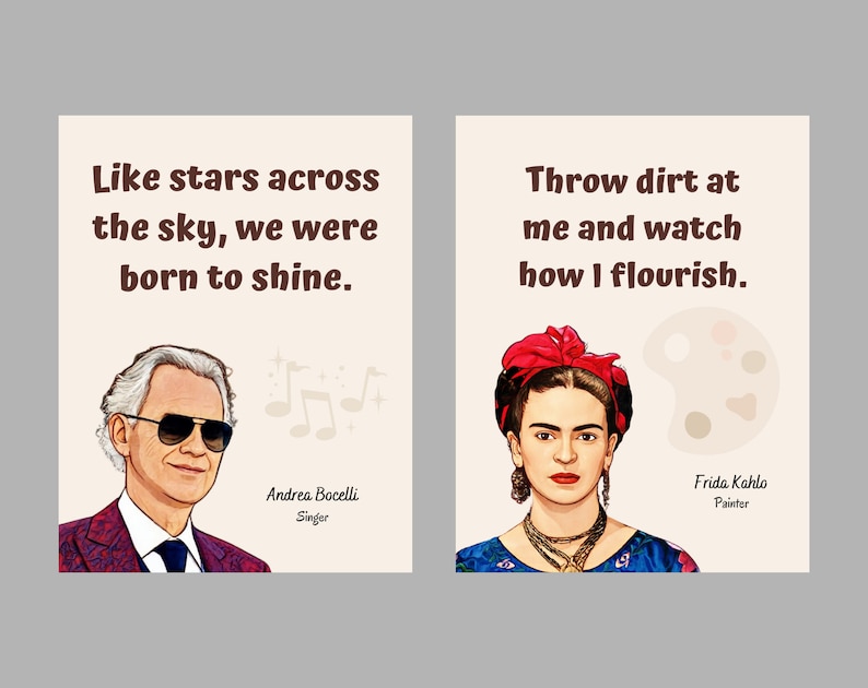 Inspirational People With Disability Posters (set of 8), Disability ...