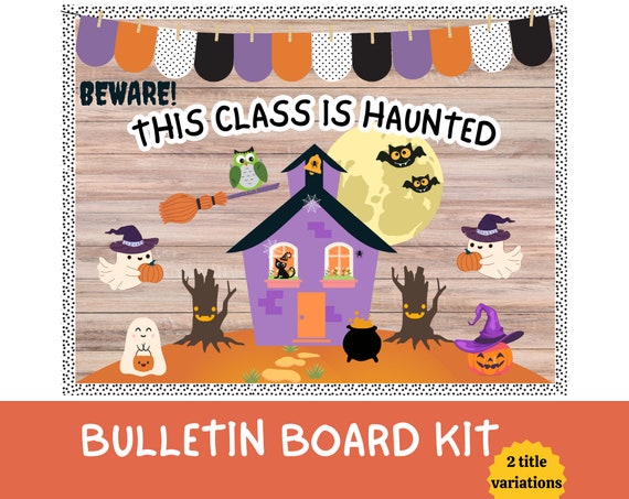 Haunted House Bulletin Board Ideas The Cutest Activity For Halloween
