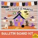 Haunted House Halloween Bulletin Board Kit Halloween Bulletin - Etsy