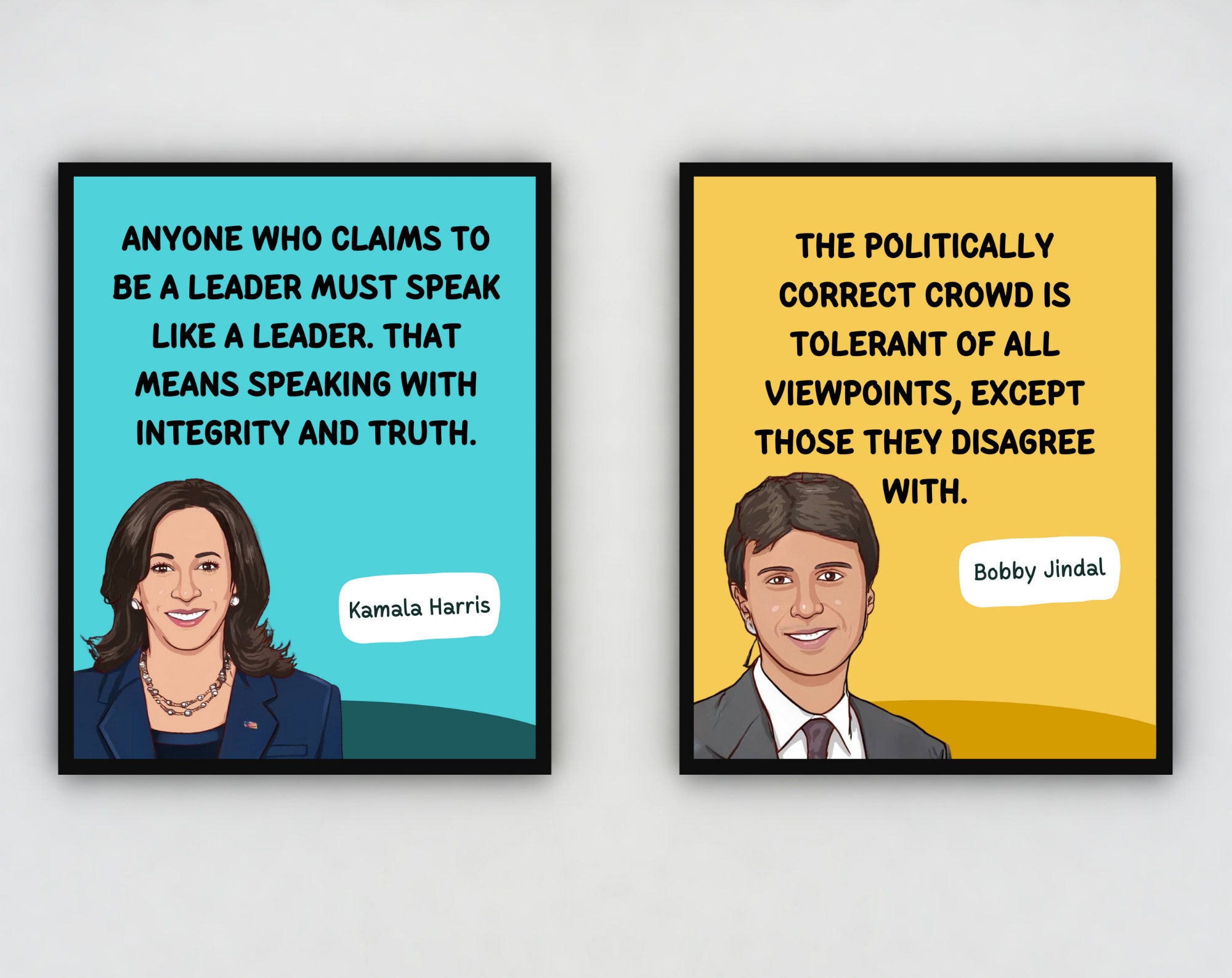 Rainbow South Asian American Icons Postersset of 8, Iconic Indian ...