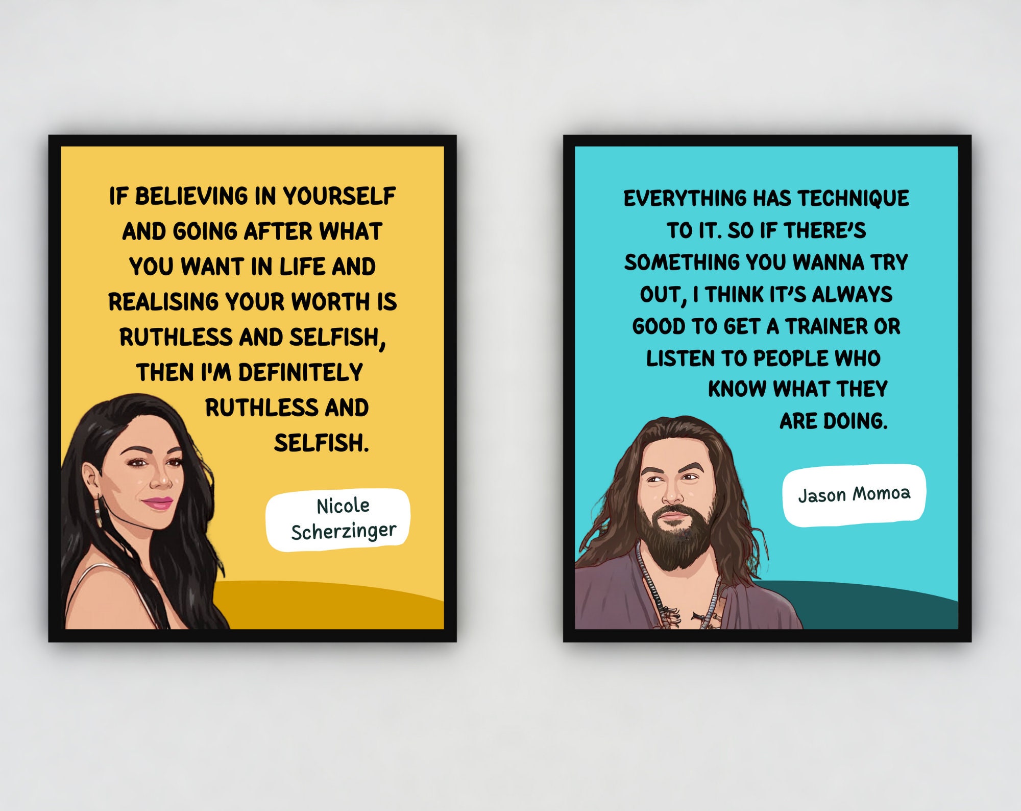 Famous Pacific Islanders Posters-rainbow(set of 8), Asian American ...