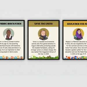 Influential Young People Posters, Bulletin Board, Remarkable Young ...