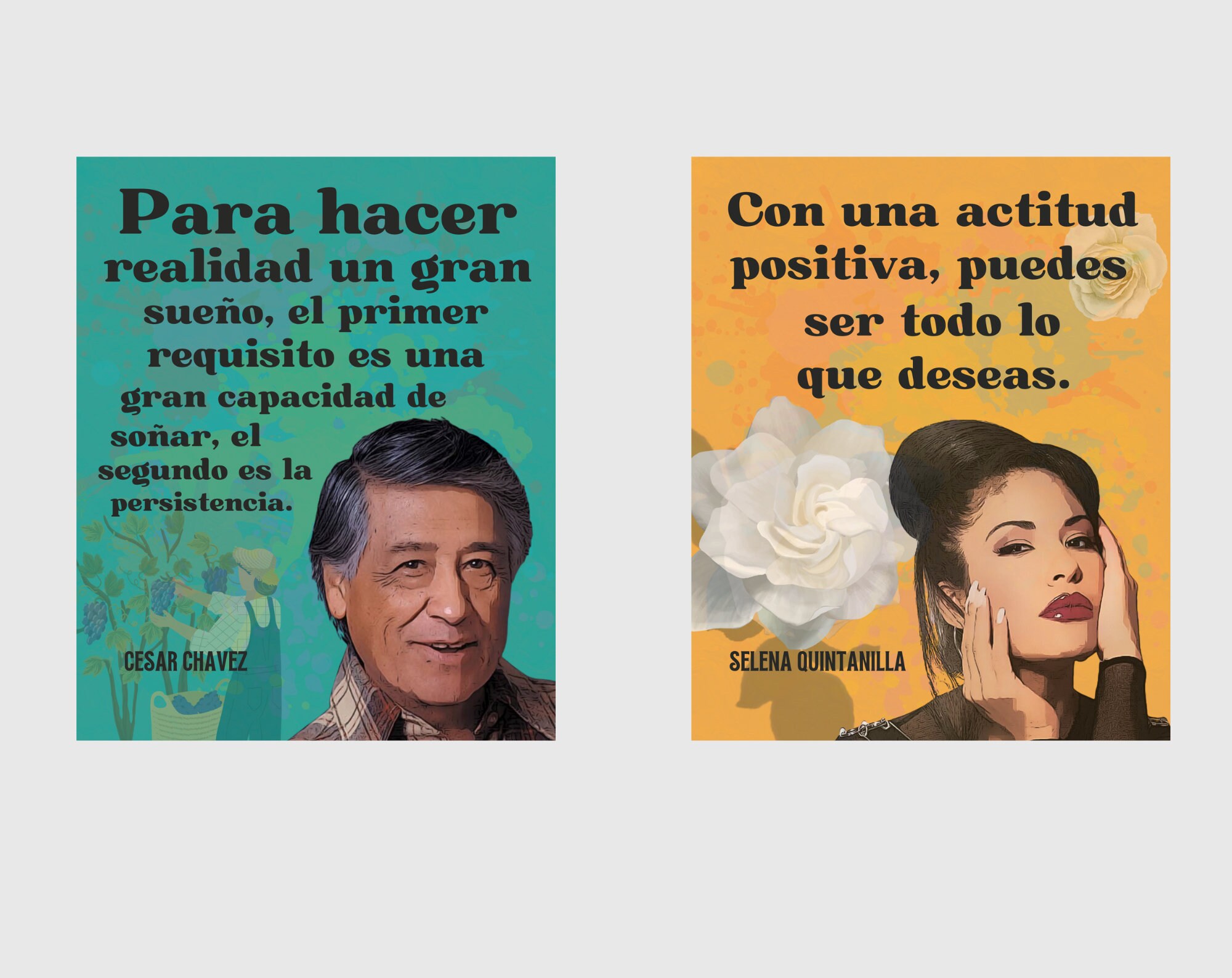 Hispanic Heritage Month Influential Hispanic Leaders Posters - Etsy