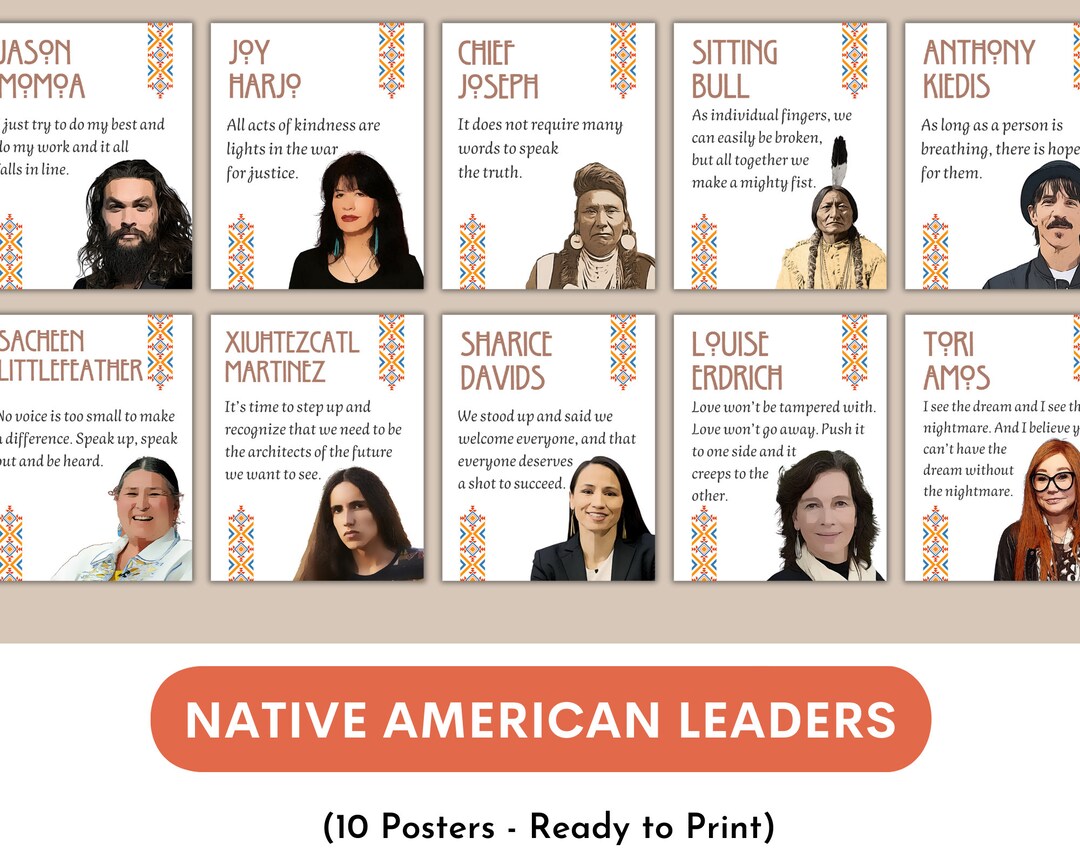 Native American Heritage Month, Famous Remarkable Native American ...