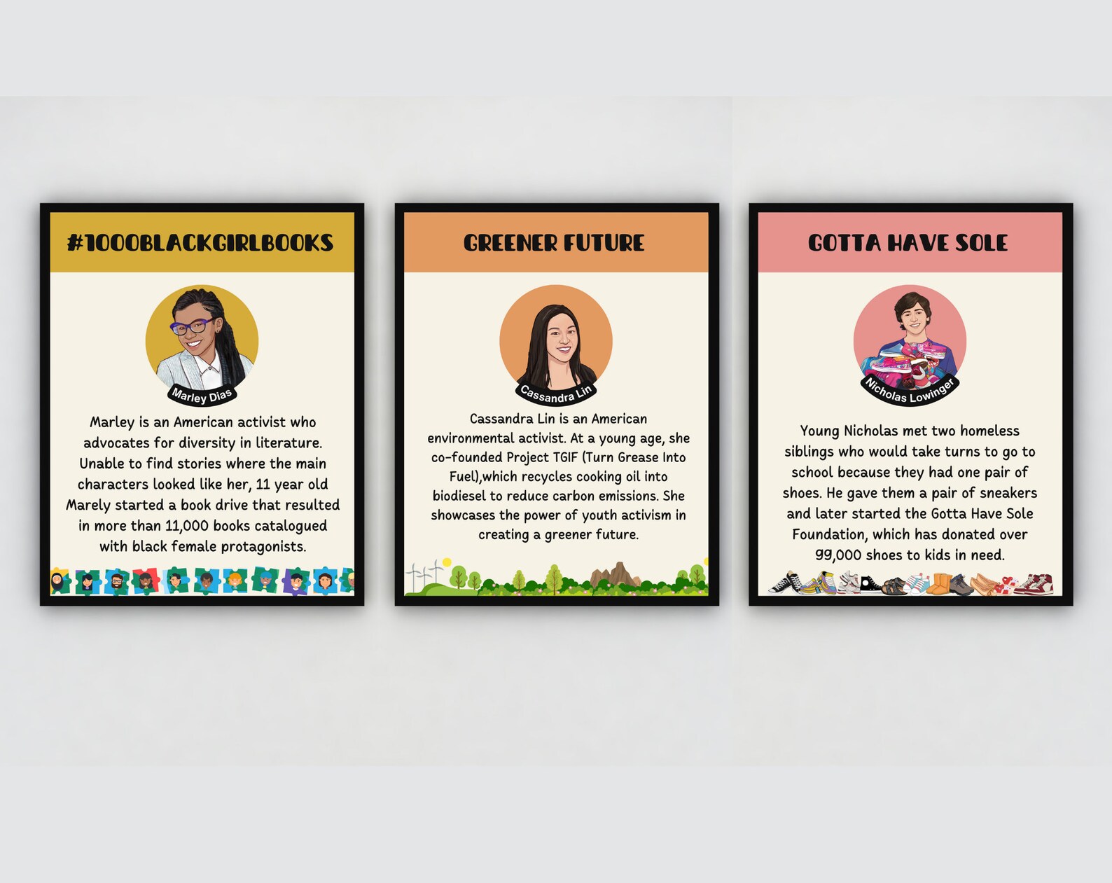 Influential Young People Posters, Bulletin Board, Remarkable Young ...