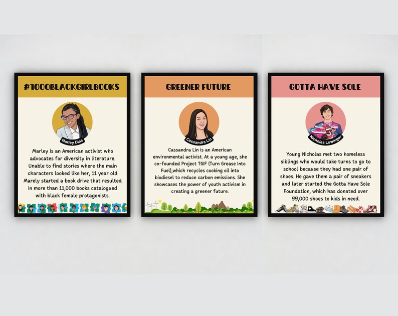 Influential Young People Posters, Bulletin Board, Remarkable Young ...