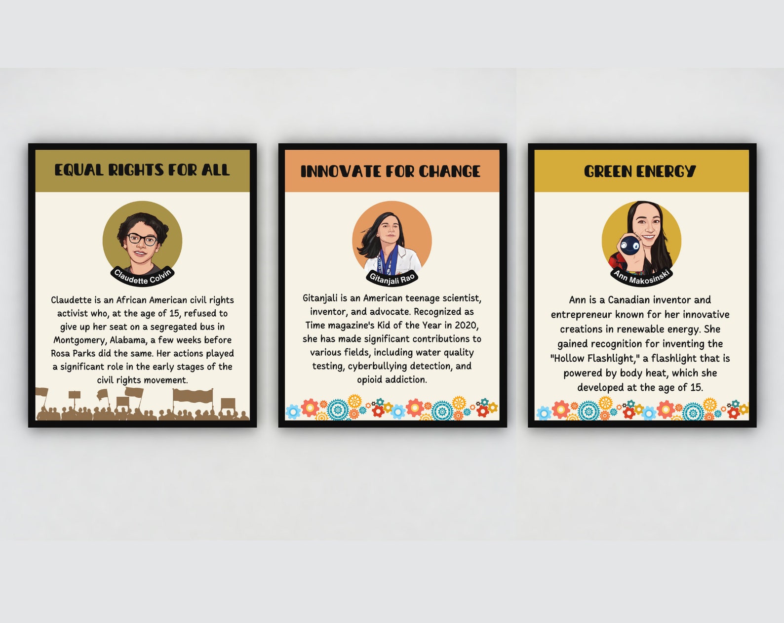 Influential Young People Posters, Bulletin Board, Remarkable Young ...