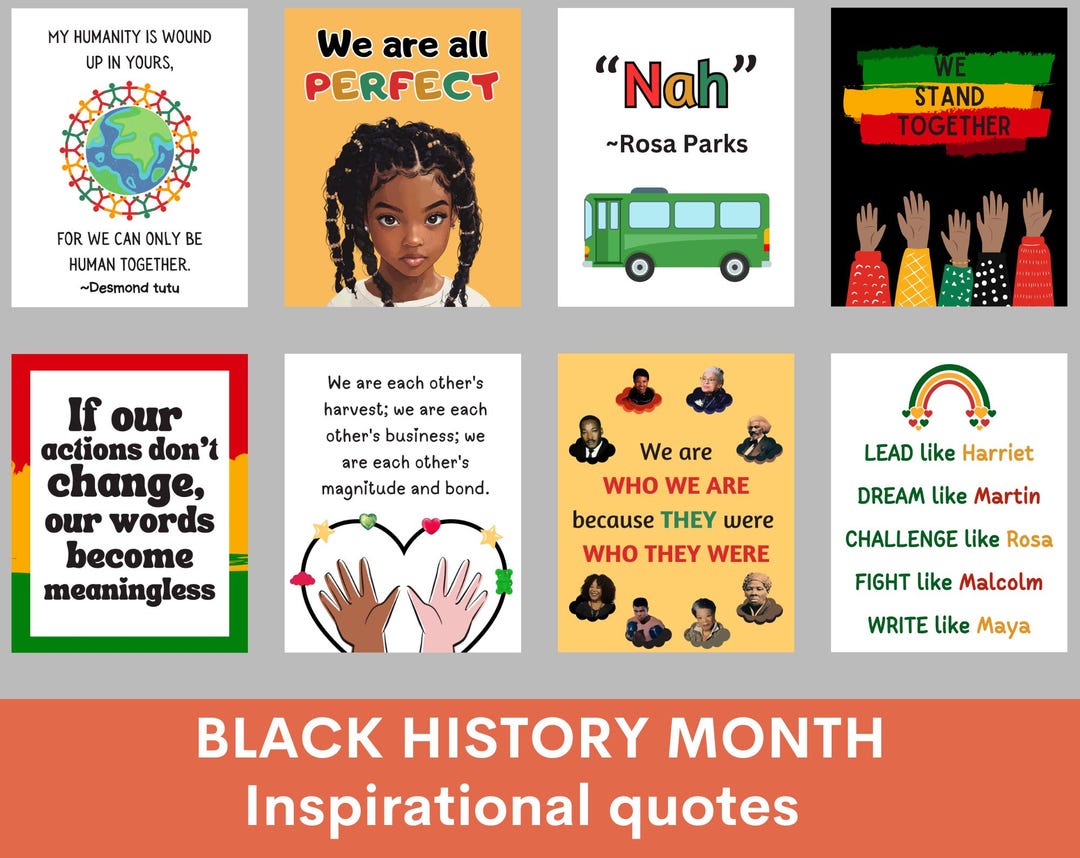 Black History Month, Inspirational Quotes, Famous Black Leaders ...
