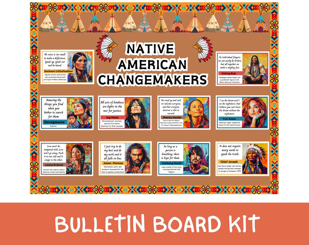 Native American Heritage Month Bulletin Board, Native American ...