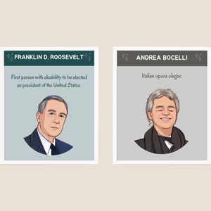 Famous People With Disability Posters (set of 8), Disability Awareness ...