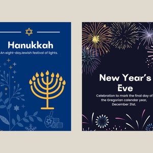 Holidays Around the World Posters, Winter Holidays Posters, Festivals ...