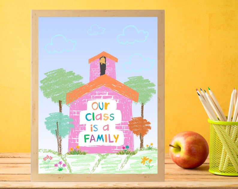 Class is Family Poster, Printable, Classroom Decor, Instant Download - Etsy