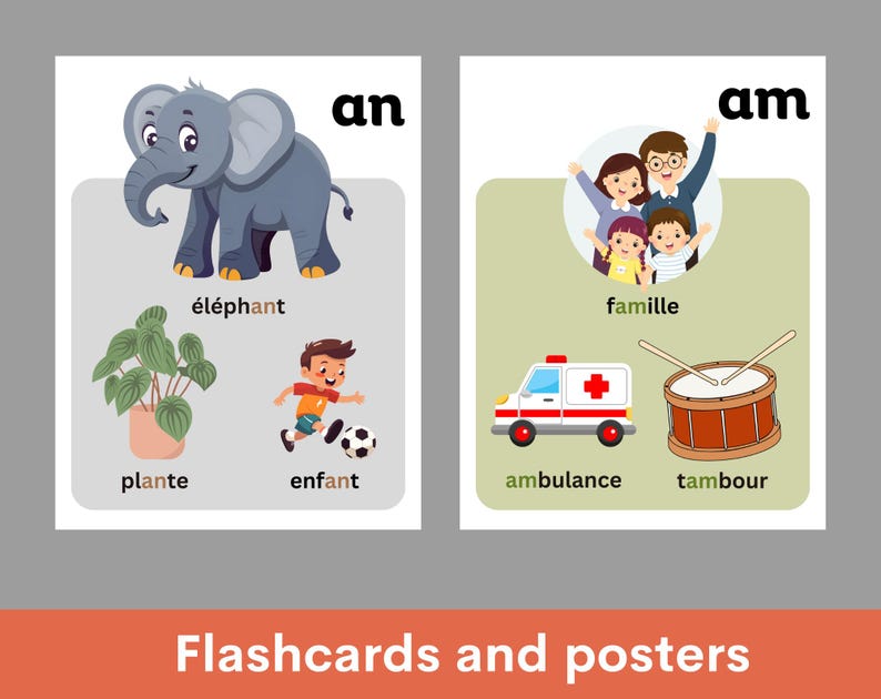 French Sounds Phonics Flashcards, French Classroom, French Phonetics ...