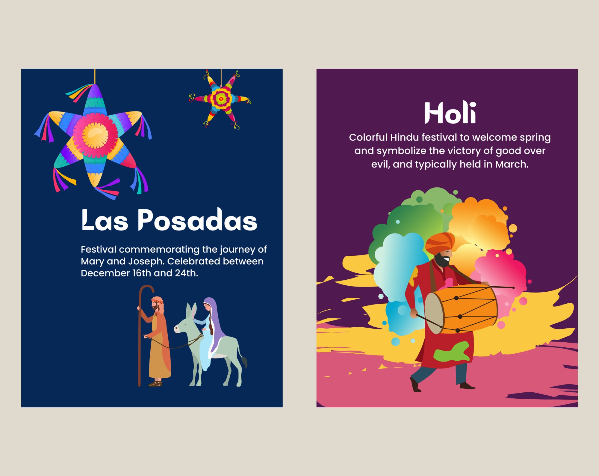 Holidays Around the World Posters, Winter Holidays Posters, Festivals ...