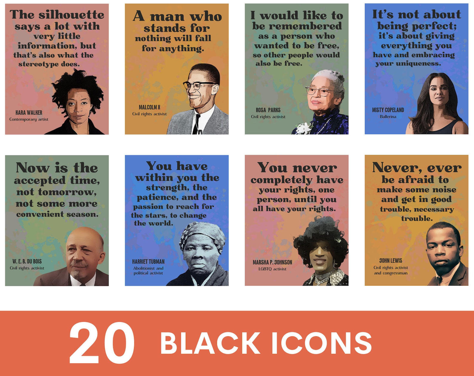 Famous Black Leaders, Black Icons, Black History Month, Inspirational ...