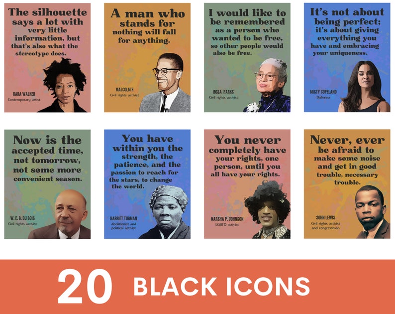 Famous Black Leaders, Black Icons, Black History Month, Inspirational ...