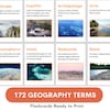 EGYPT Ancient Egyptian Geography Landmarks, Regions, Cities Map AFRICA ...