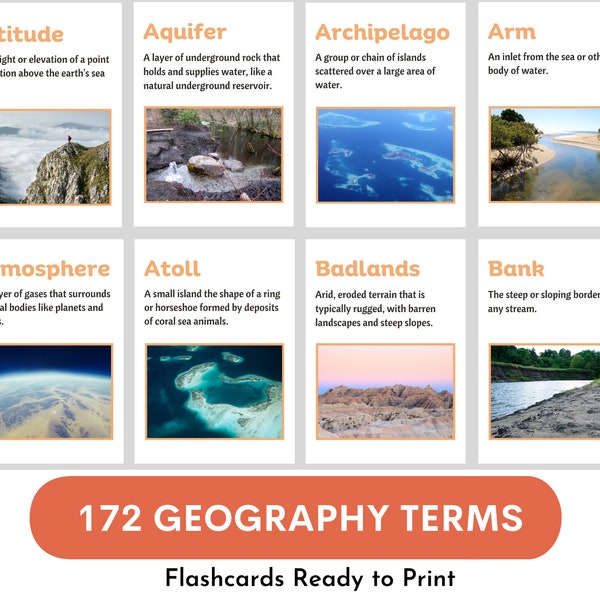 Flashcards - Etsy