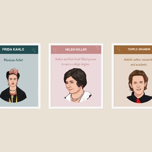 Famous People With Disability Posters (set of 8), Disability Awareness ...