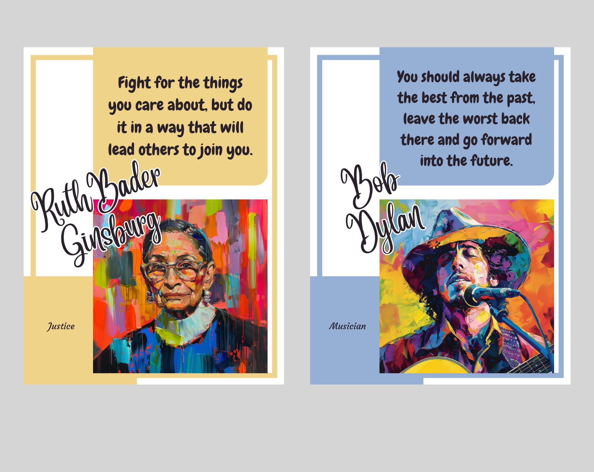 Famous Jewish American Icons Posters (set of 16), Jewish American ...