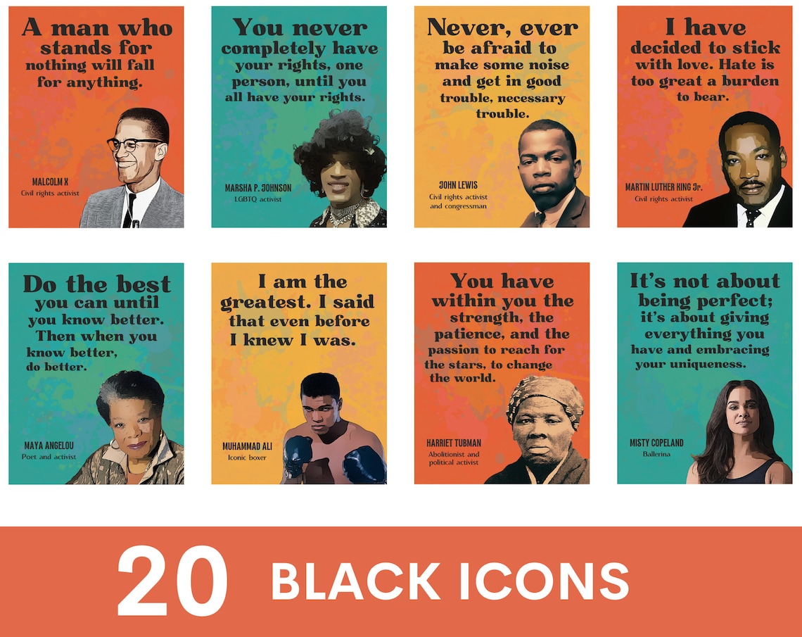 Famous Black Leaders, Black Icons, Black History Month, Inspirational ...