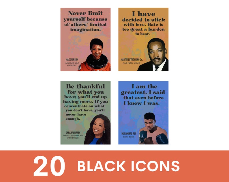 Famous Black Leaders, Black Icons, Black History Month, Inspirational ...