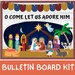 Nativity Scene Bulletin Board Kit, Christmas Classroom Decor, Christmas ...