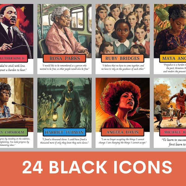 Leaders of Black History Posters - Etsy