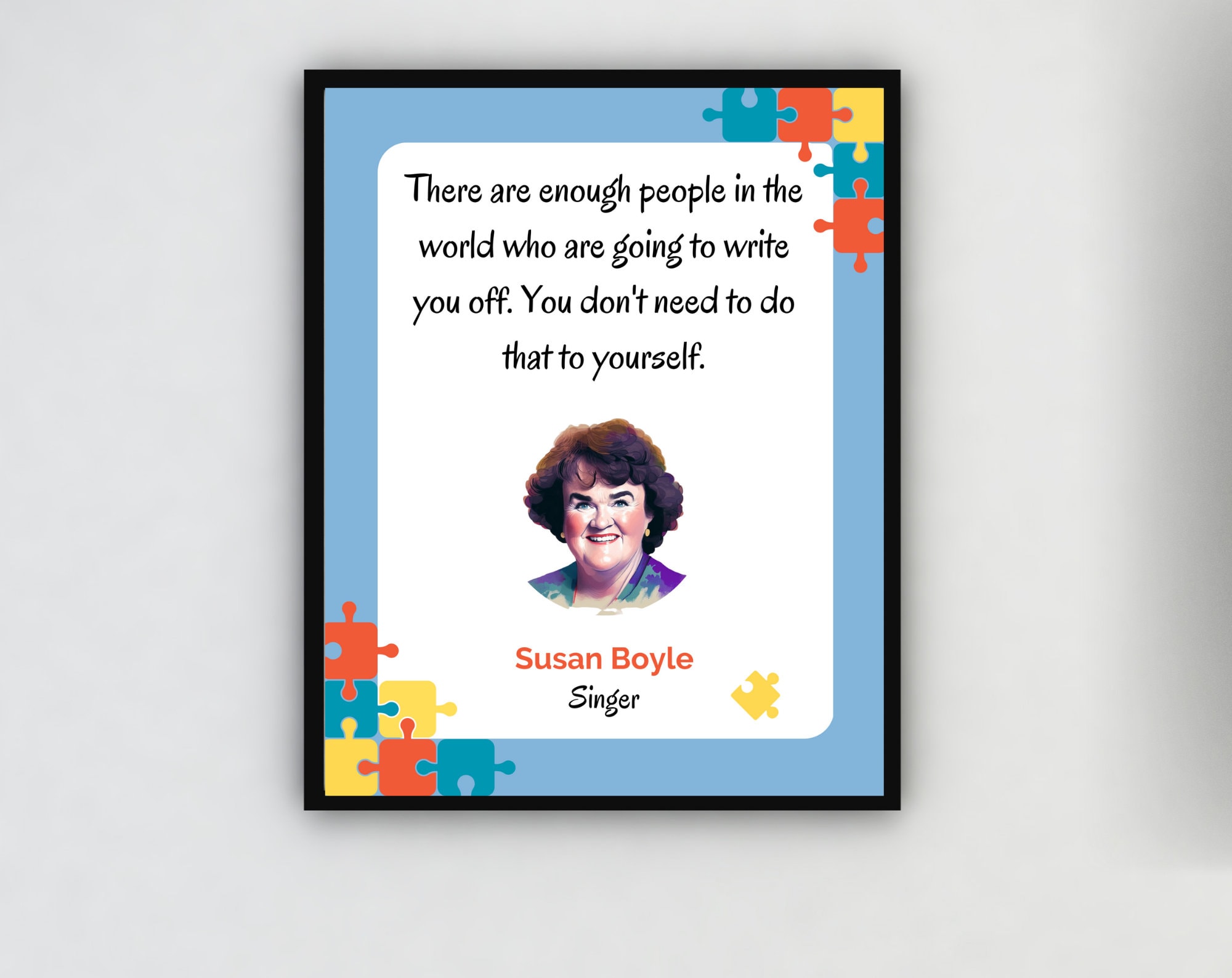 Rainbow Famous People With Autism Posters(set of 8), Autism Awareness ...