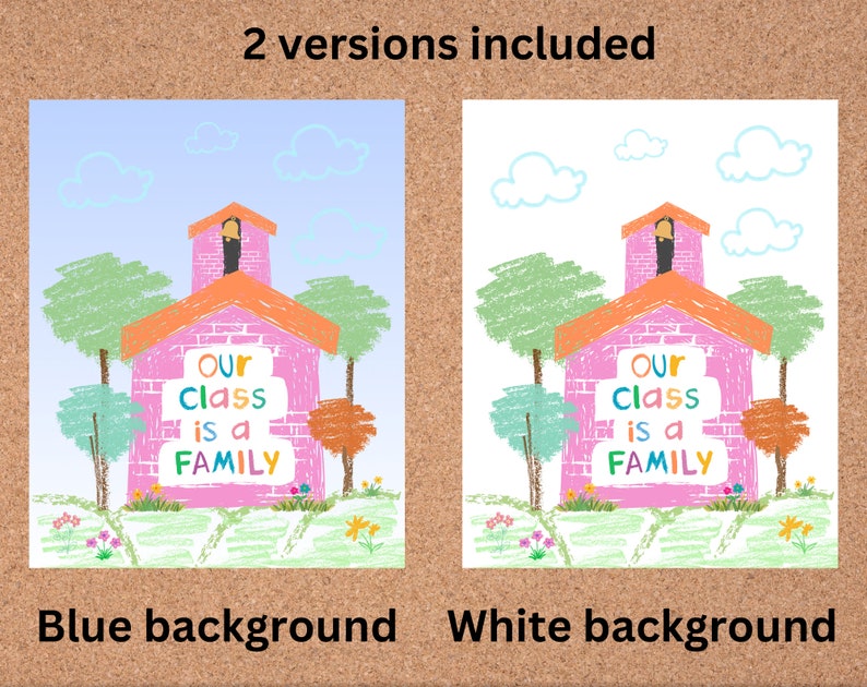 Class is Family Poster, Printable, Classroom Decor, Instant Download - Etsy