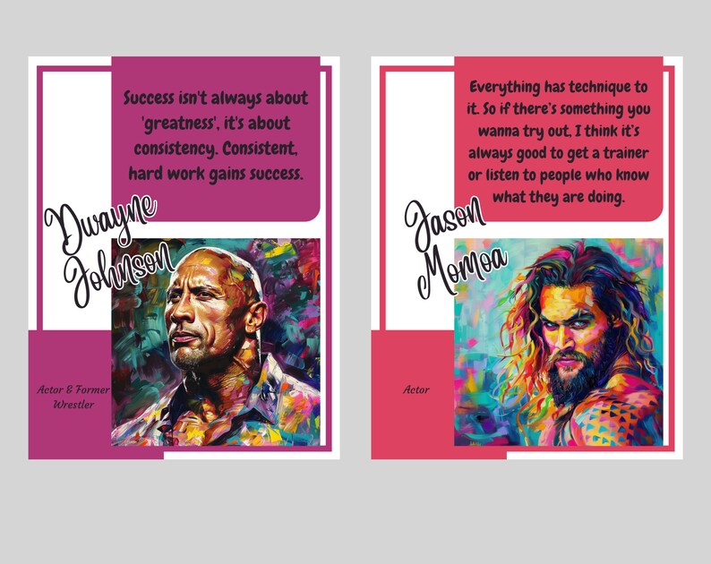 Famous Asian American Icons Posters (set of 25), Famous Pacific ...