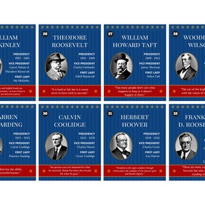 US Presidents Posters, United States Presidents, American Presidents ...