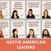 Native American Heritage Month, Famous Native Americans Posters (set of ...