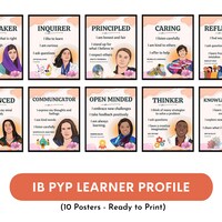 IB Learner Profile Posters PYP Classroom IB Pyp Posters - Etsy