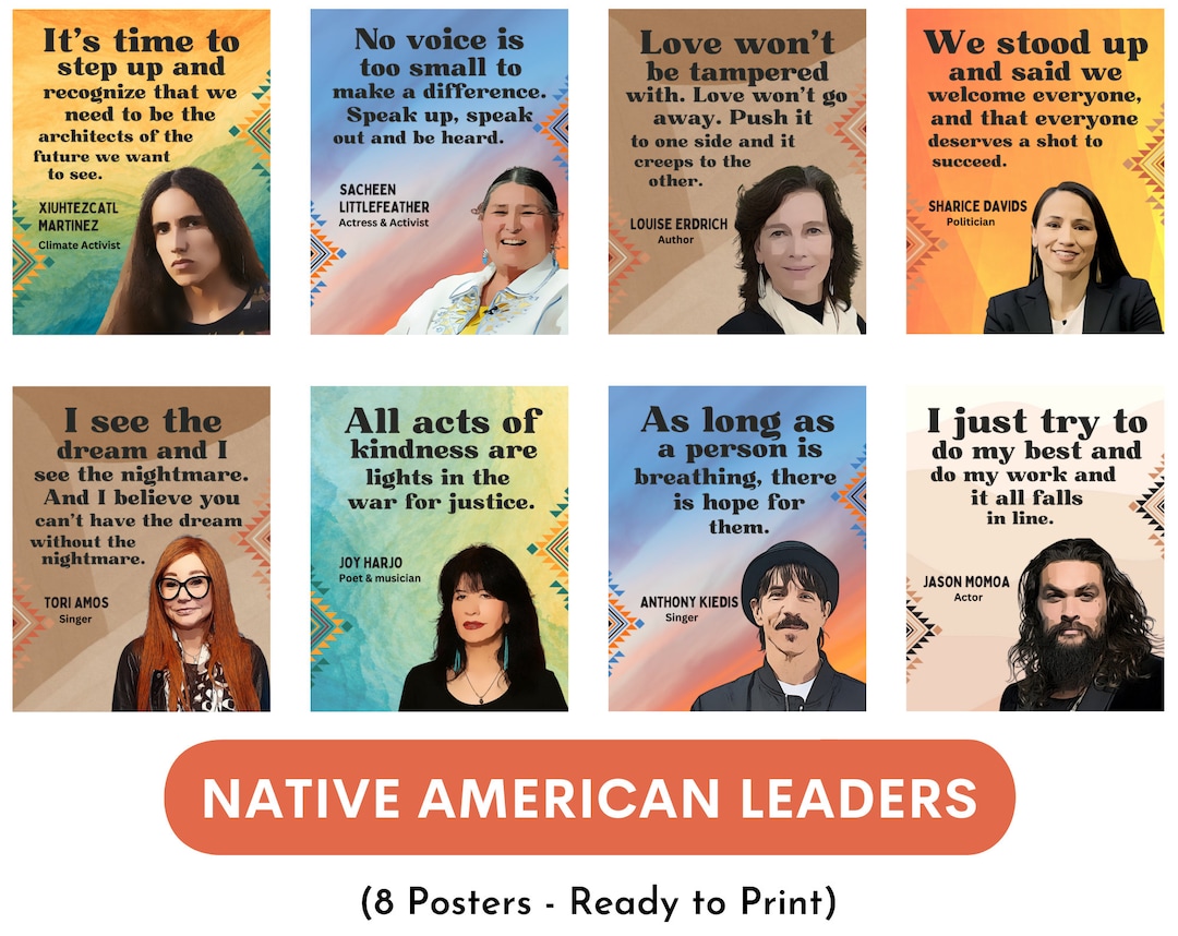 Native American Heritage Month, Famous Remarkable Native American ...