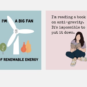 Funny Science Puns Posters (set of 8), Physics Puns Posters, Physics ...
