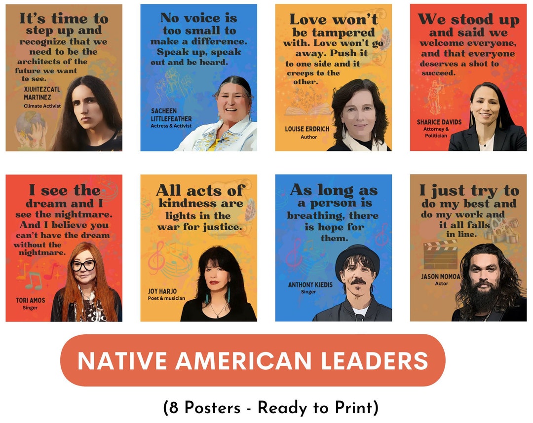 Native American Heritage Month, Famous Remarkable Native American Icons ...