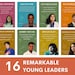 Influential Young People Posters (set of 16), Remarkable Young People ...