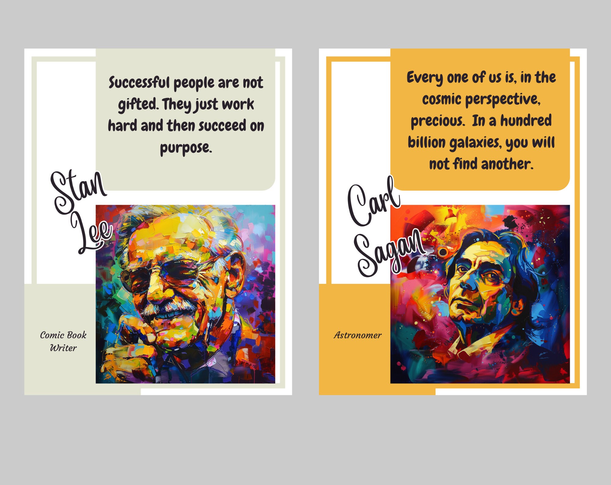 Famous Jewish American Icons Posters set of 16, Jewish American ...