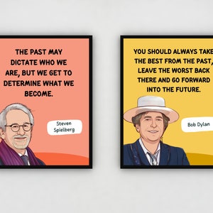 Rainbow Jewish American Icons Postersset of 8, Famous Jewish Americans ...