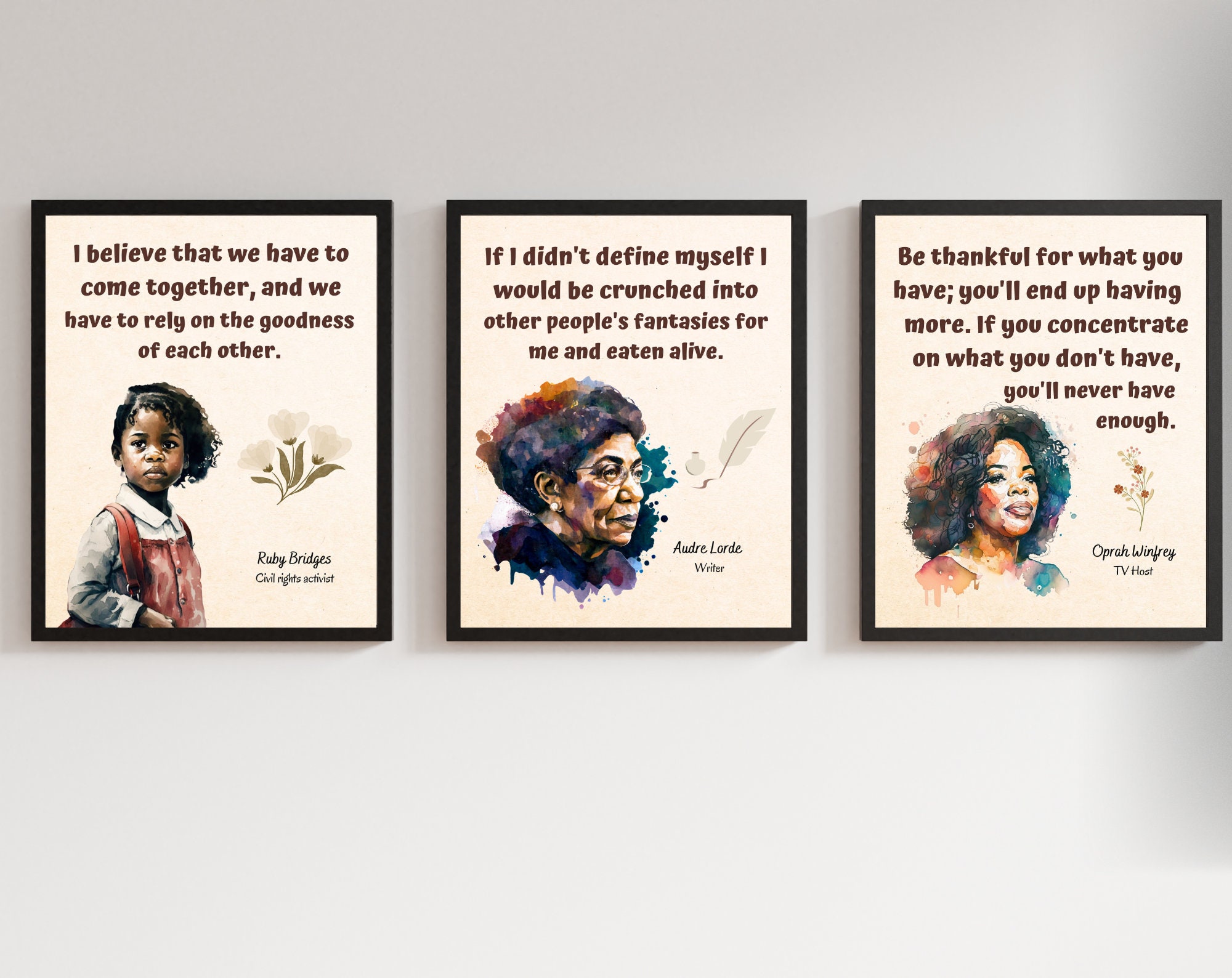 Inspirational Black Women in History Posters, Influential Black Women ...